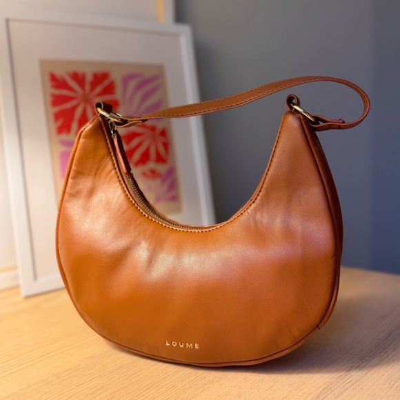 LOUME | Bags | Brown Vegan Leather Saddle Bag | Poshmark